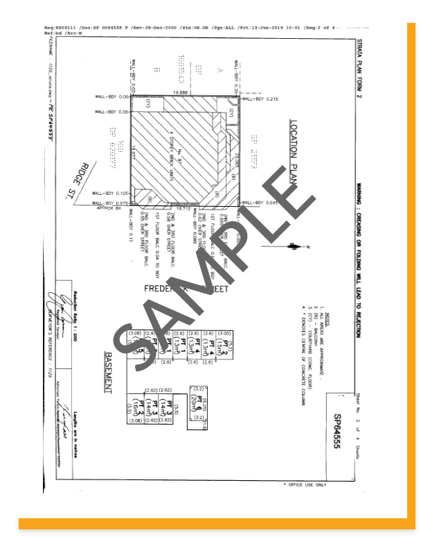 Strata Plan | InfoTrackGo